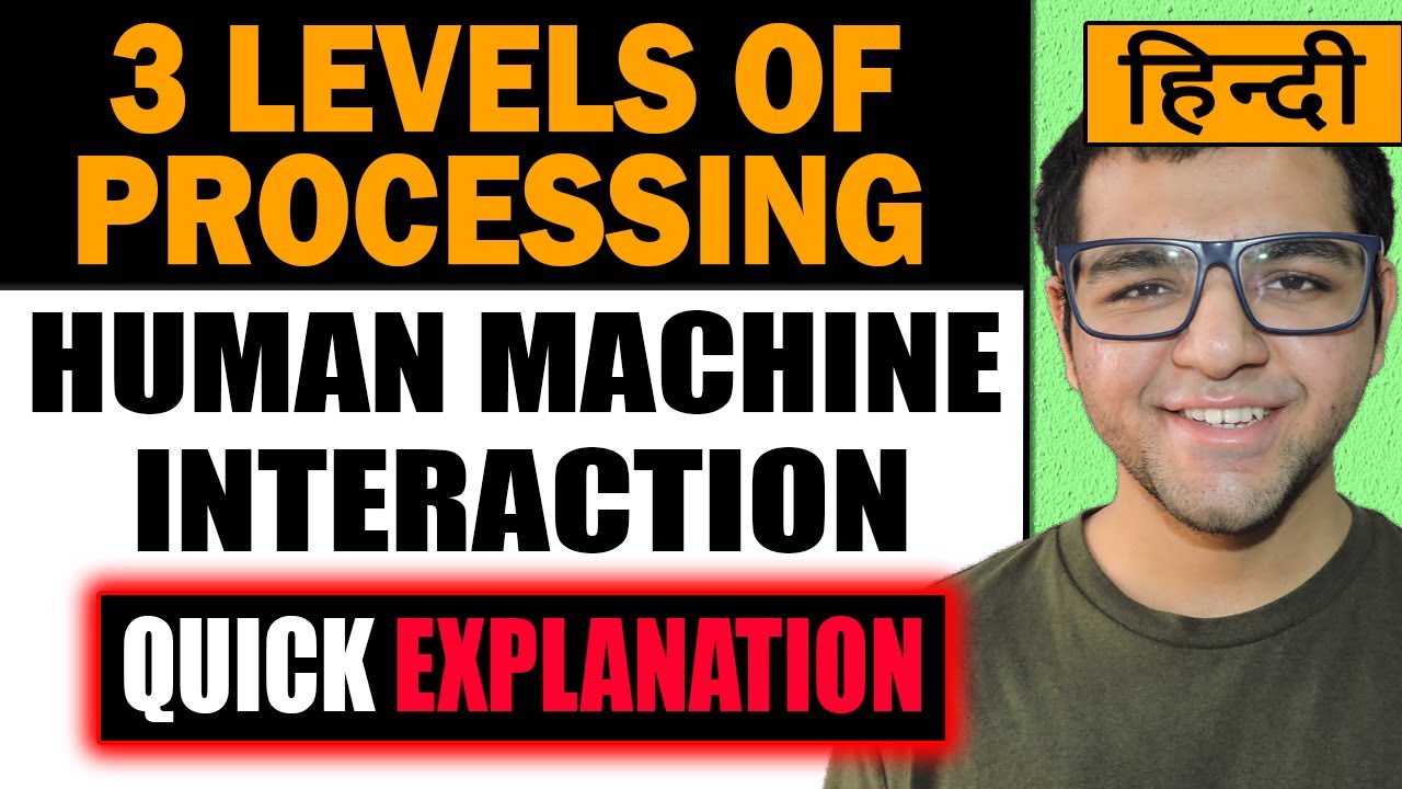 3 levels of processing in Human Machine Interaction - YouTube