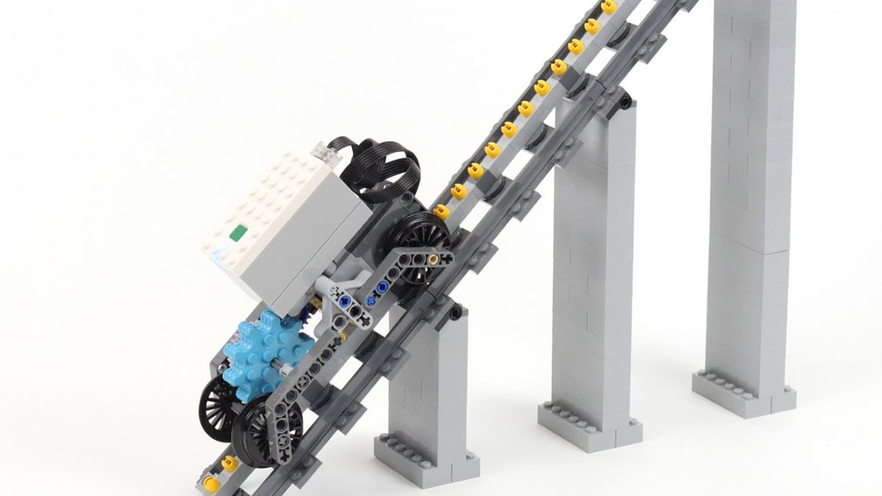 LEGO rack railway idea - YouTube