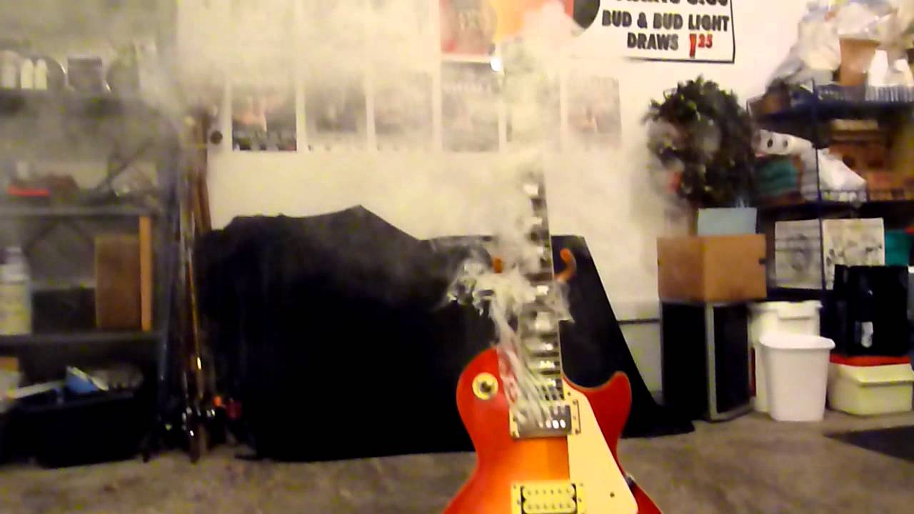 Smoking Guitar - YouTube