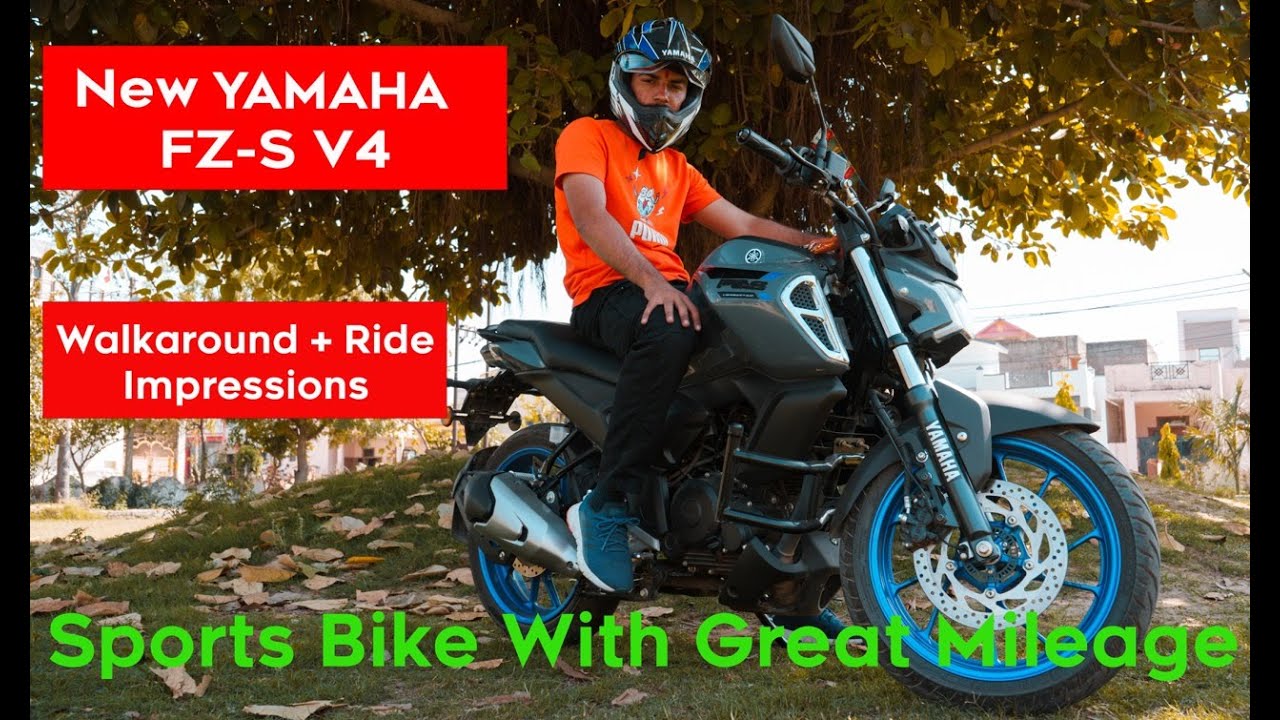 Yamaha fzs version 4 detailed walkaround + ride Review | Price, specs ...