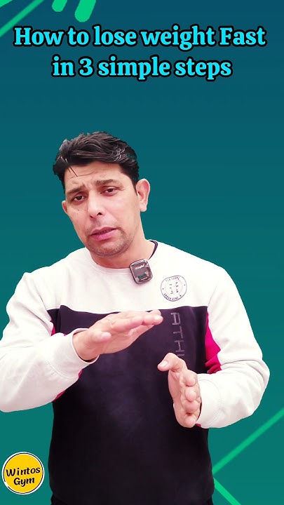 How to lose weight fast in 3 simple steps | Weight lose - YouTube