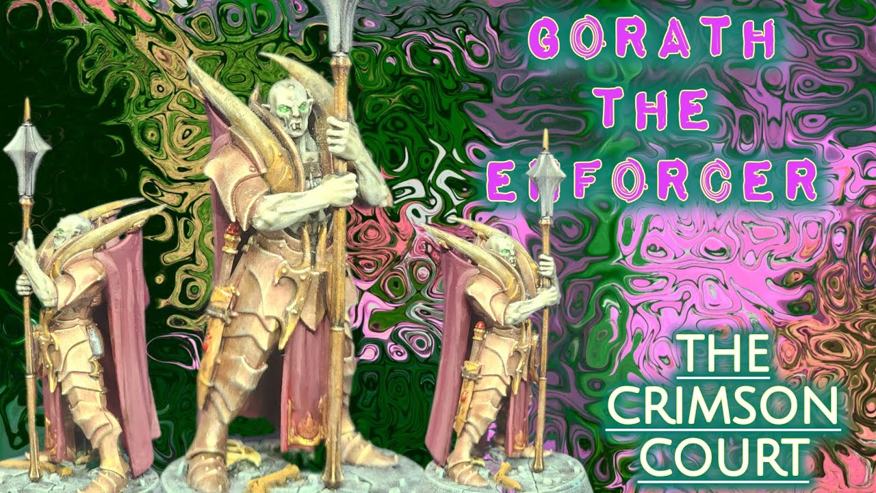 Painted Gorath the Enforcer Crimson Court | Soulblight Gravelords ...