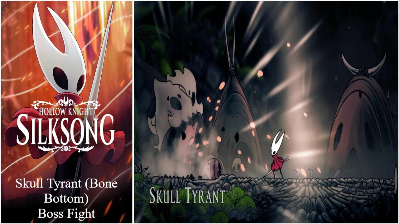 Hollow Knight: Silksong - Skull Tyrant (Bone Bottom) Boss Fight - YouTube