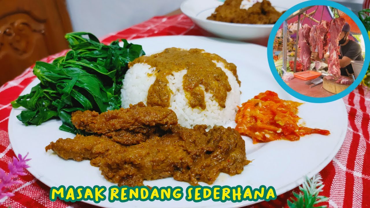 Cara Masak Rendang Daging Sapi Enak, Empuk - YouTube