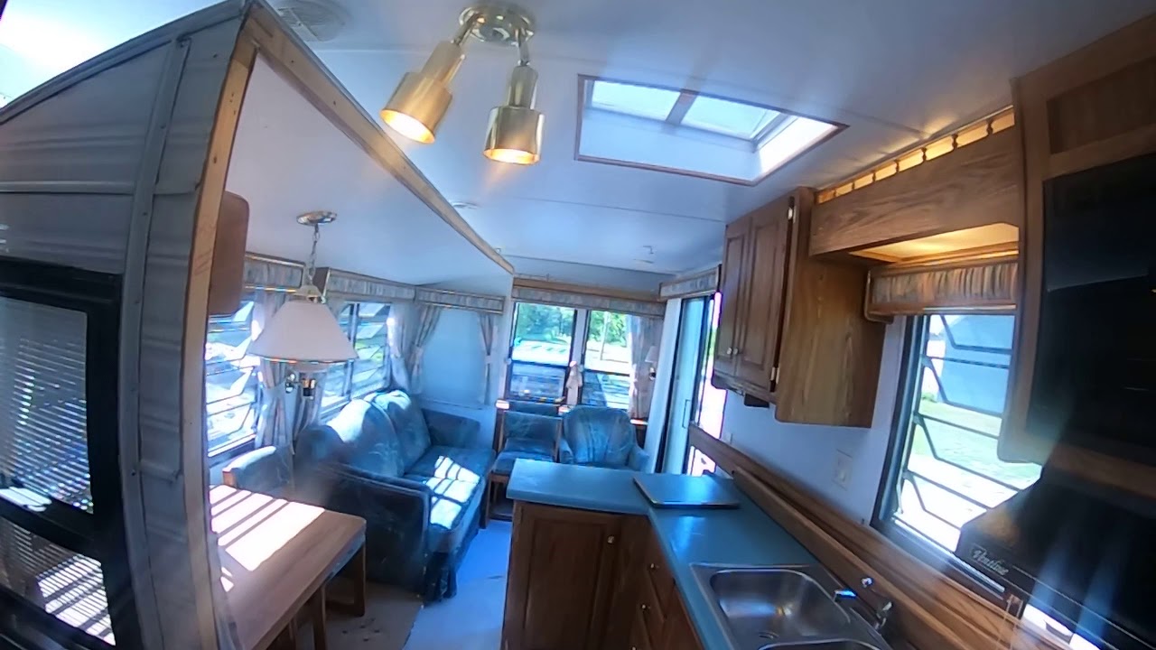 1995 GOLDEN FALCON PARK MODEL RV CAMPER - YouTube