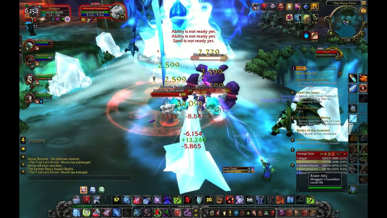 World of Warcraft | Tanking The Frost Lord Ahune - YouTube