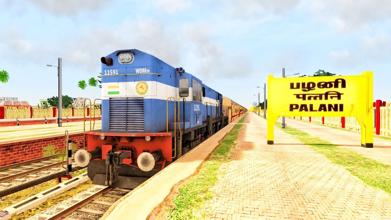 Train No - 06079 Palani - Madurai Special ( UR EXPRESS | Railworks 3 ...