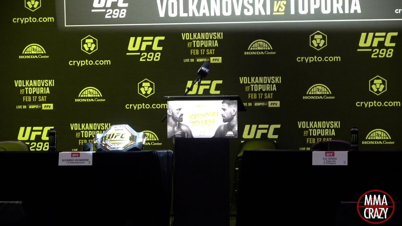 UFC 298: Volkanovski vs. Topuria Pre Fight Press Conference Live Stream ...