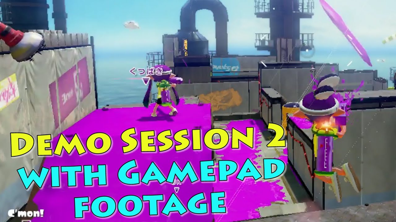 Splatoon Demo Commentary - Part 2 of 2 (With Gamepad Footage, 60fps ...
