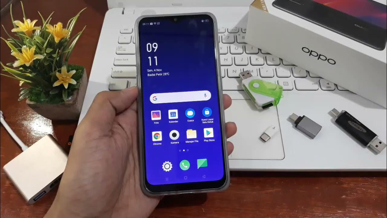 Cara memindahkan data dari hp oppo ke flashdisk otg - YouTube