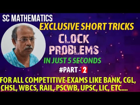 How to solve clock related problems in 5 seconds PART 2 II SC ...