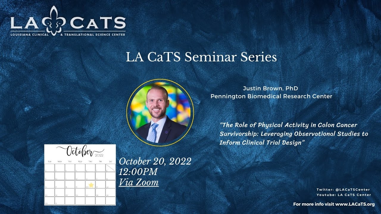 LA CaTS Sem Series - The Role of Physical Activity in Colon Cancer ...