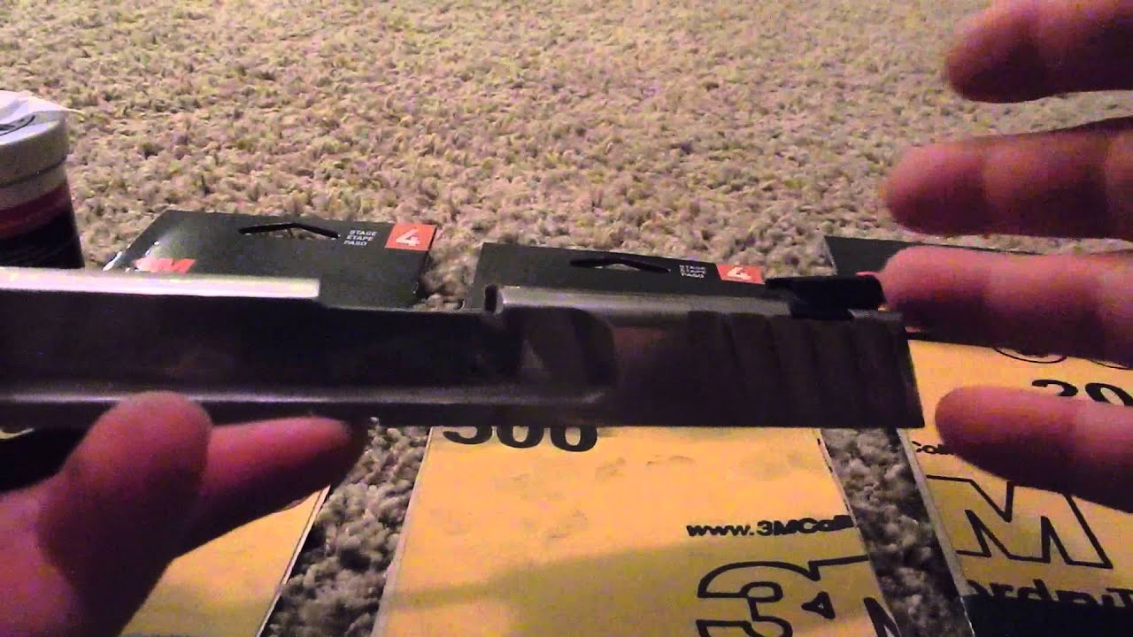 DIY Slide polish on SD9VE - YouTube