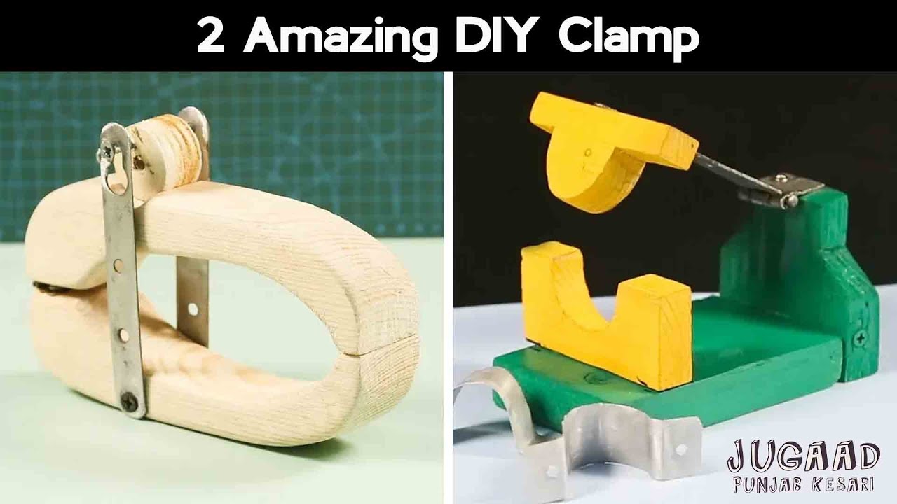 2 Amazing DIY Clamp - YouTube