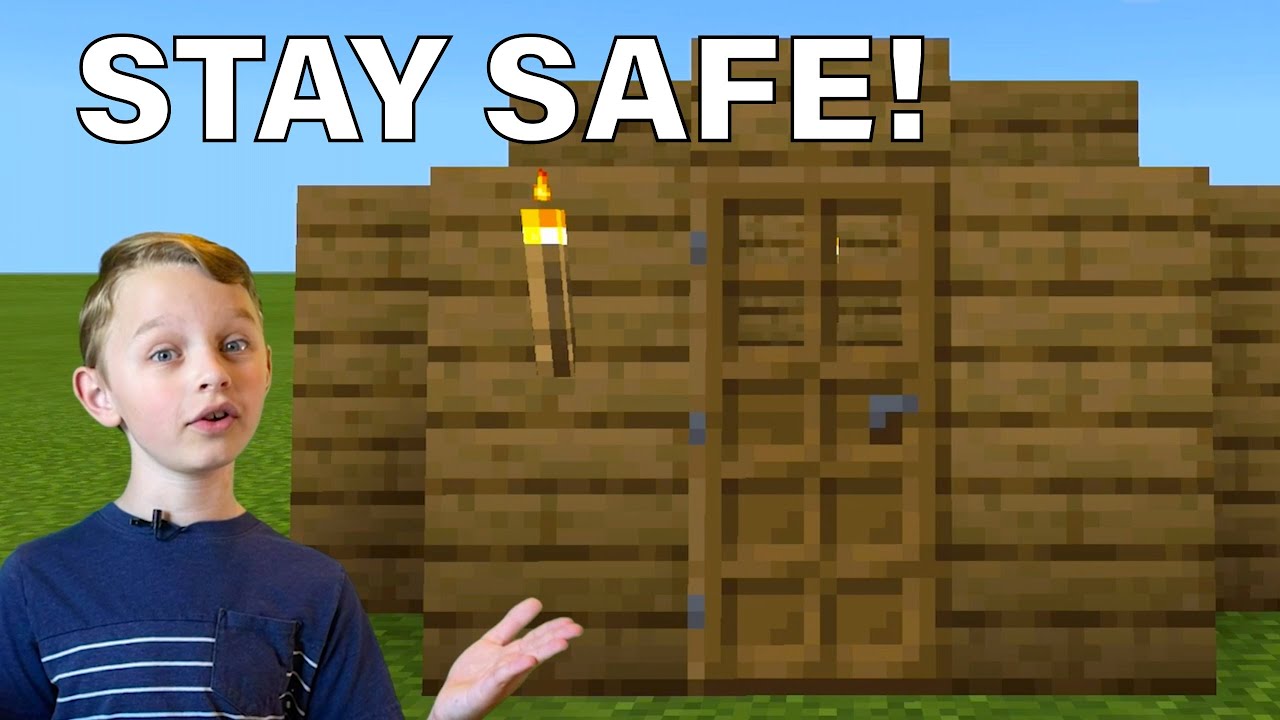 How to build the MUST-HAVE SAFETY SHACK in Minecraft - YouTube