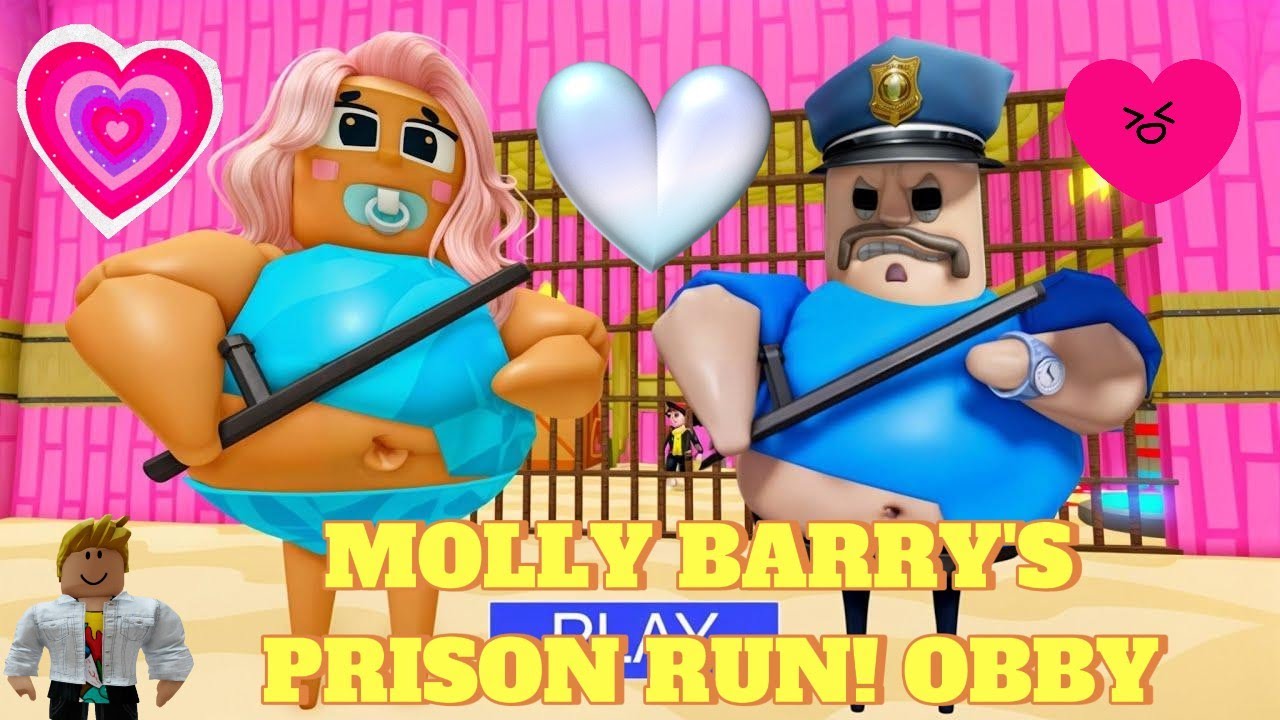 MOLLY BARRY'S PRISON RUN! OBBY #roblox - YouTube