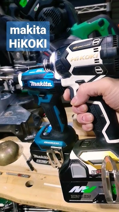【makita×HiKOKI】トリガーで回転数制御 どっちがしやすい？ マキタ TD172 ハイコーキ WH36DC ASMR - YouTube