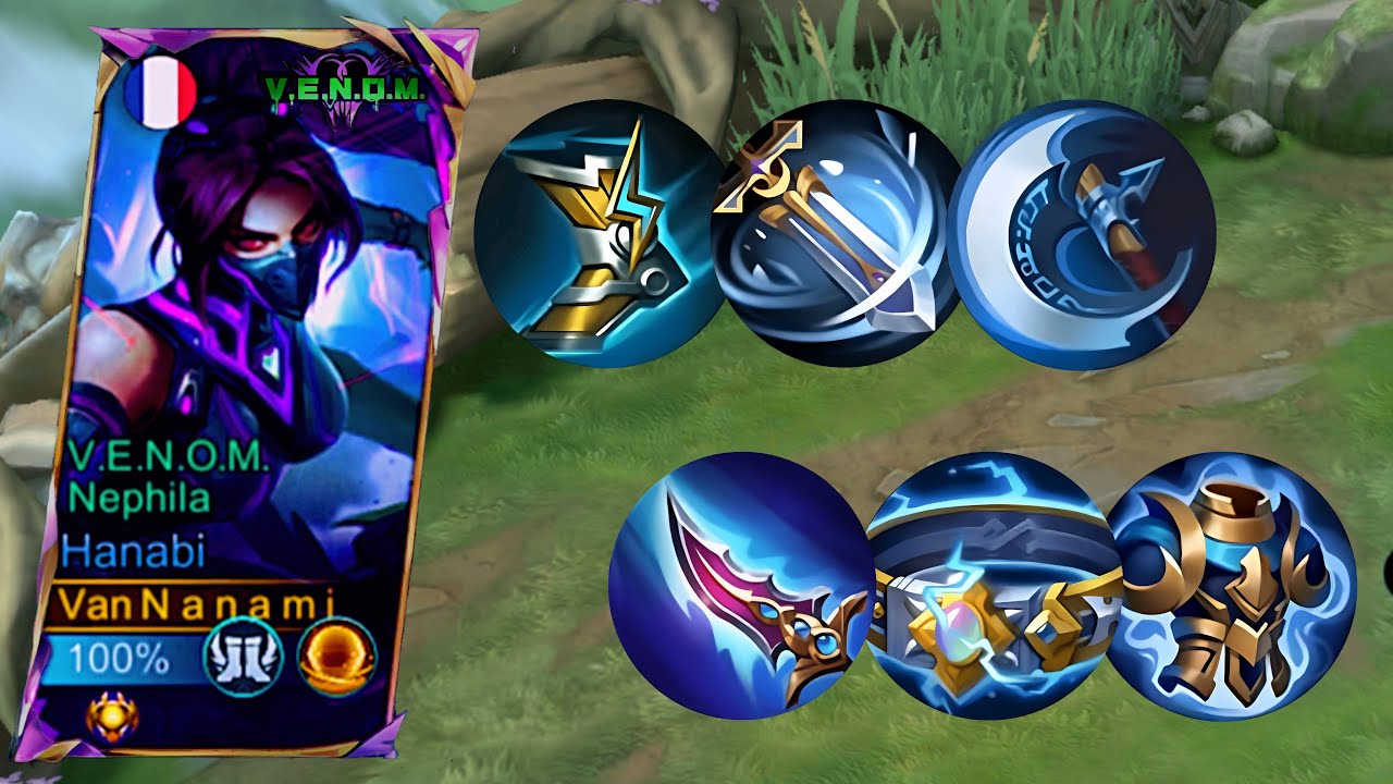 HANABI NEW META BLUE BUILD🔥ANNOYING CRITICAL & TRUE DAMAGE🔥Hanabi best build 2024 ~ MLBB - YouTube