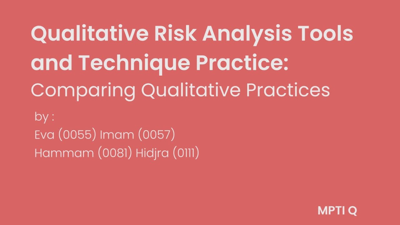 RISK MANAGEMENT QUALITATIVE RISK ANALYSIS DIFFERENCE BETWEEN risk-management-qualitative-risk-analysis-difference-between