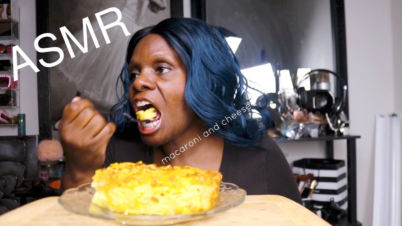 CRUNCH ASMR Eating Sounds Macaroni And Cheese - YouTube