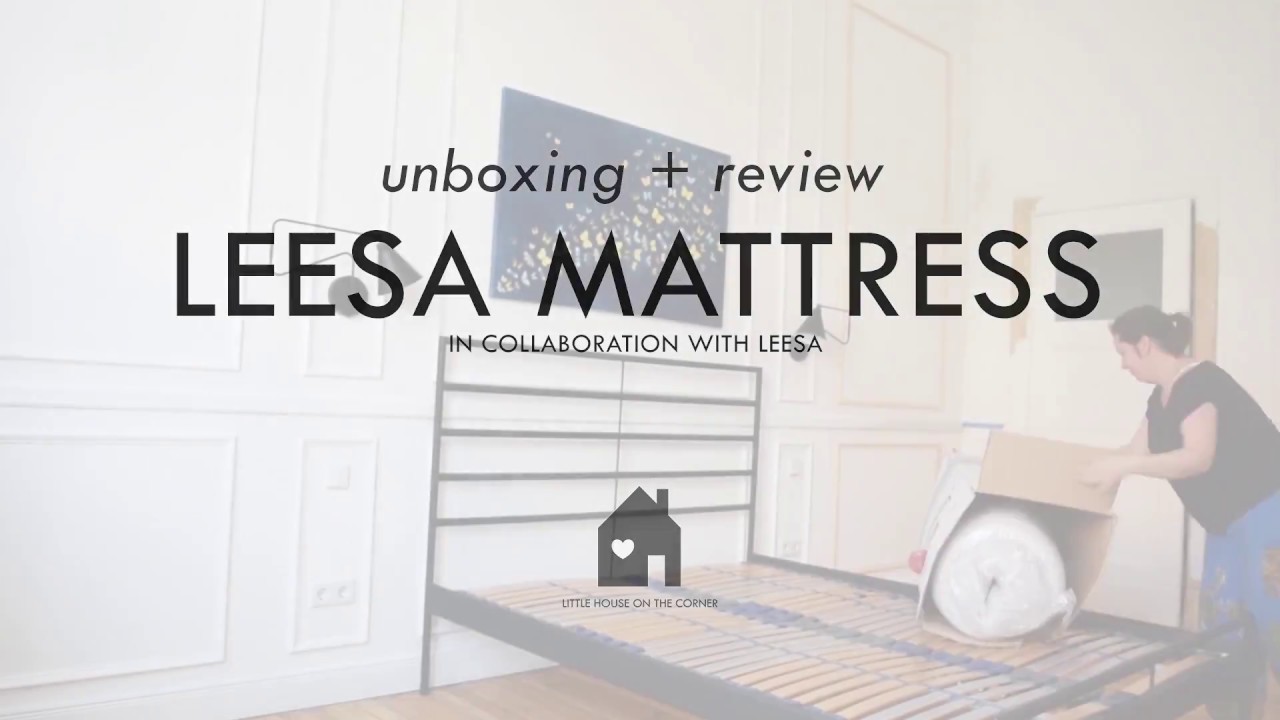 Leesa Unboxing + Review - YouTube