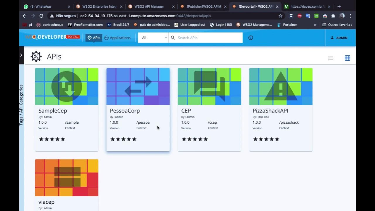 WSO2 API Publisher e Devportal - YouTube