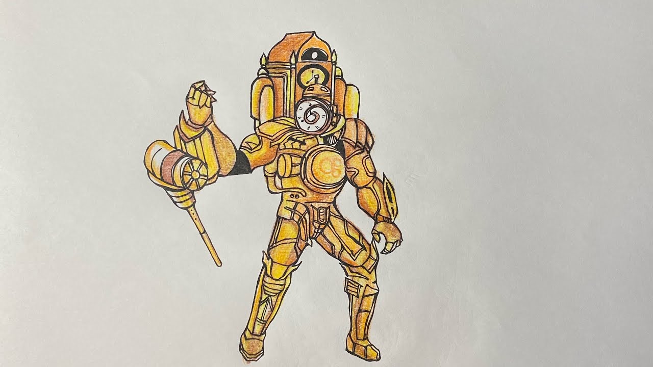How To Draw Titan Clockman Skibidi Toilet - YouTube