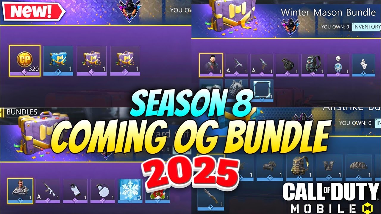 *NEW* Season 8 Returning Bundle Very Low Price 2025 | Codm Bundle Leaks ...