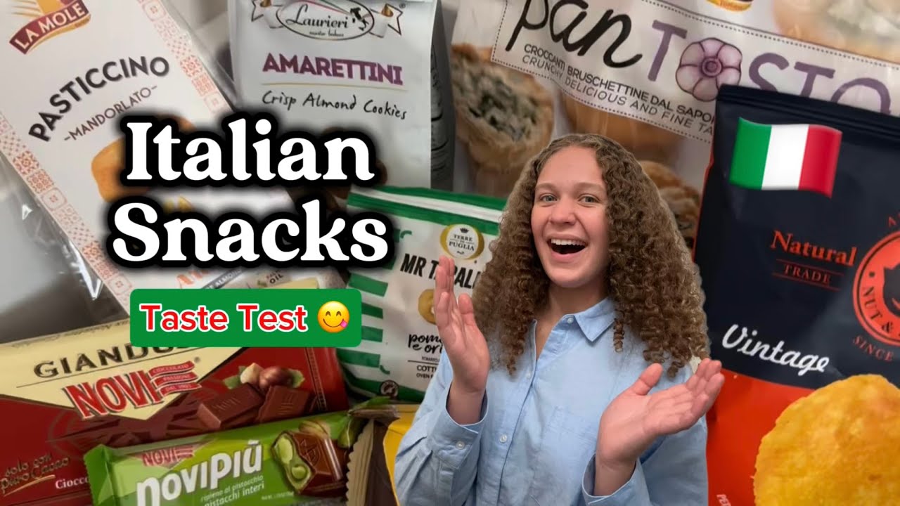 Trying Italian Snacks 😁 | Taste Test - YouTube