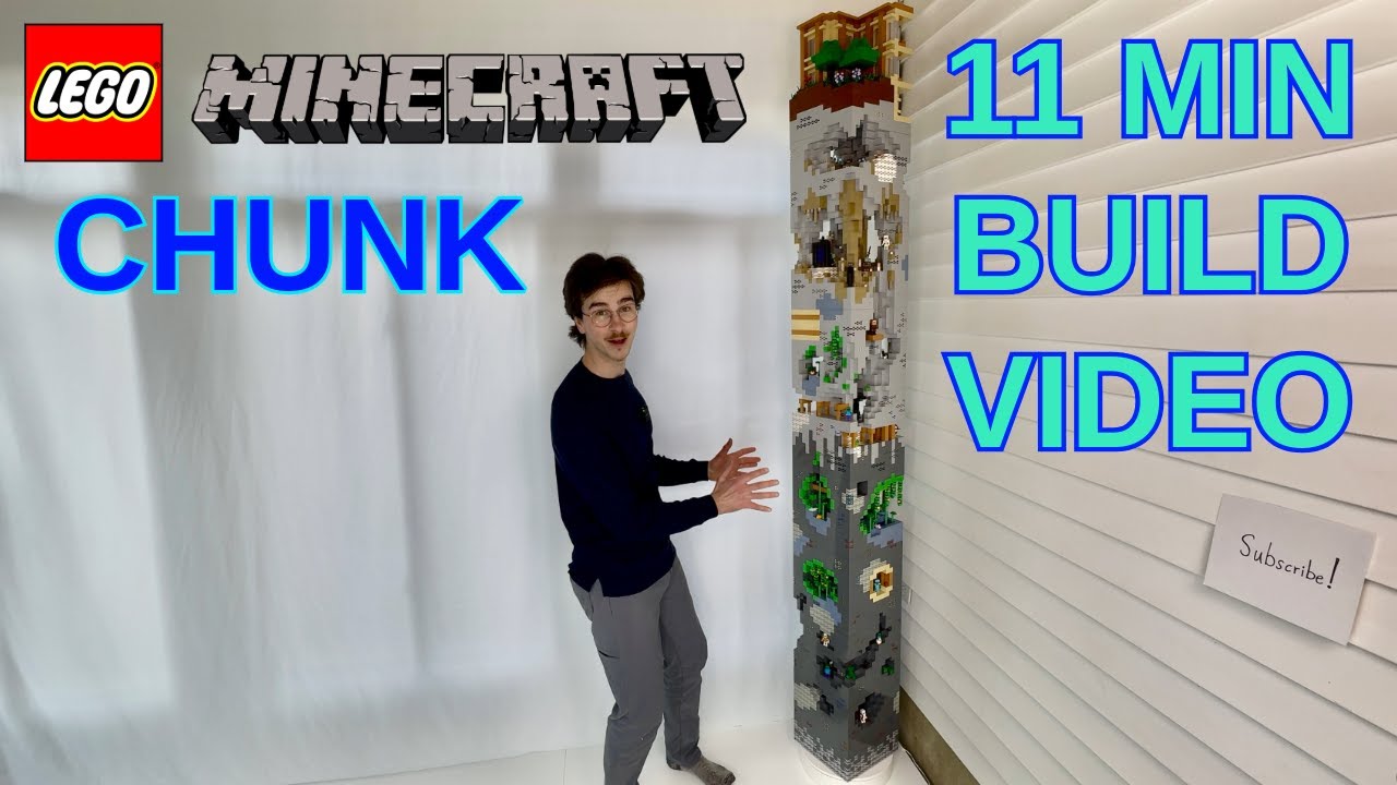 11 Minute Lego Minecraft Chunk Build - YouTube