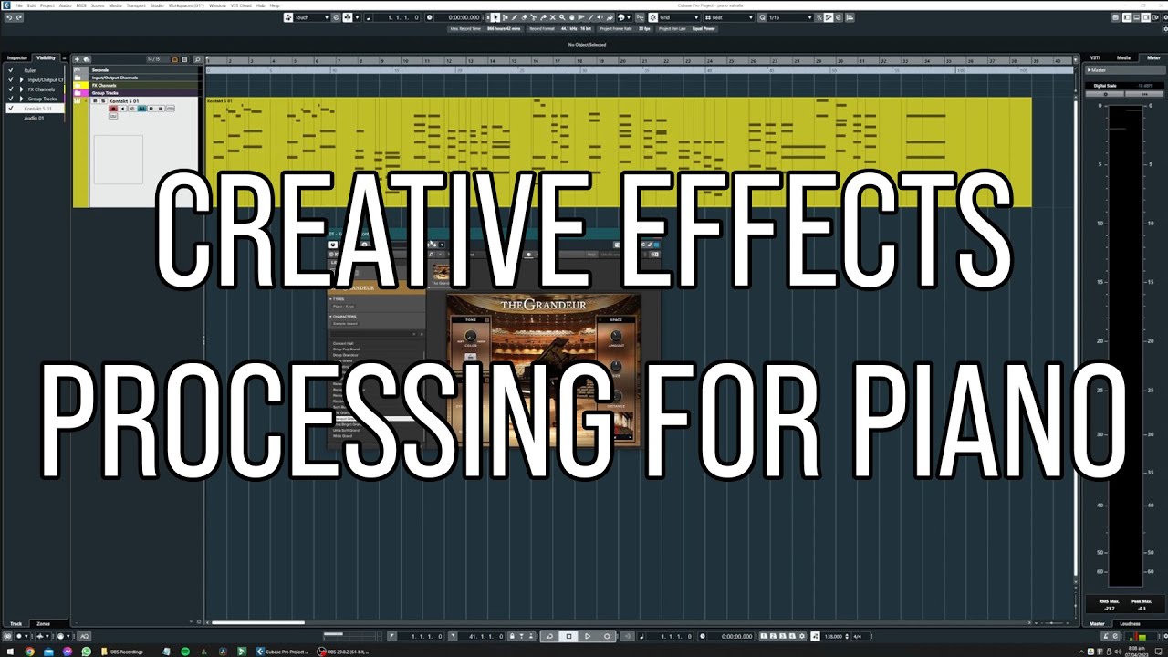 Creative Effects Processing for Piano (Tutorial) - YouTube