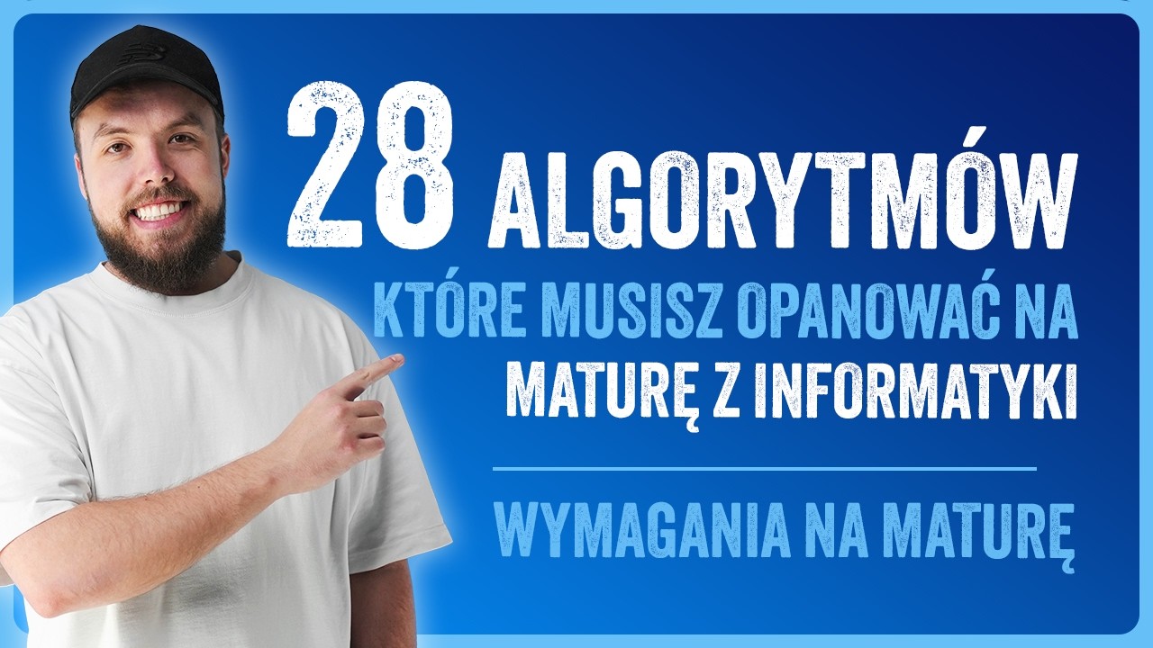 ALGORYTMY - MATURA INFORMATYKA - YouTube