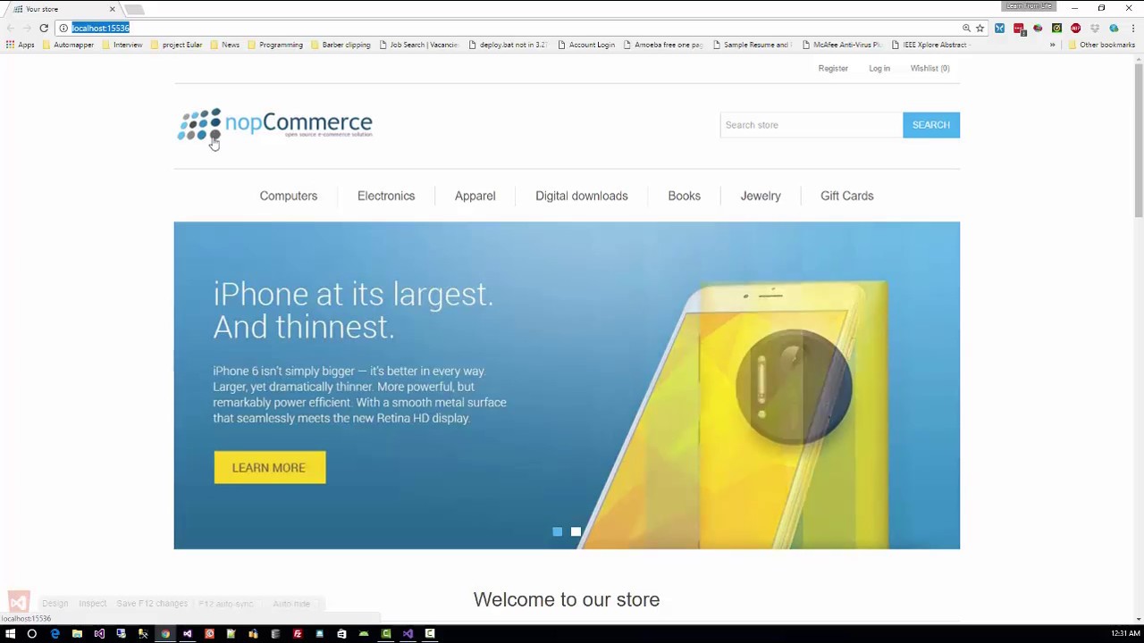 How to change nopCommerce logo in version 3.8 - YouTube