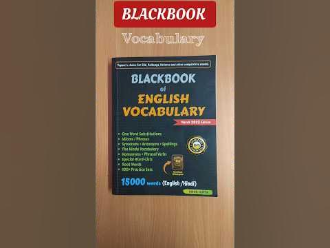 Blackbook of English Vocabulary March 2023 edition Book Review | Nikhil Gupta #blackbook #vocab ...