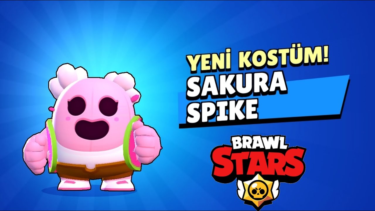 SAKURA SPIKE KOSTÜMÜNÜ ALDIM! - BRAWL STARS - YouTube