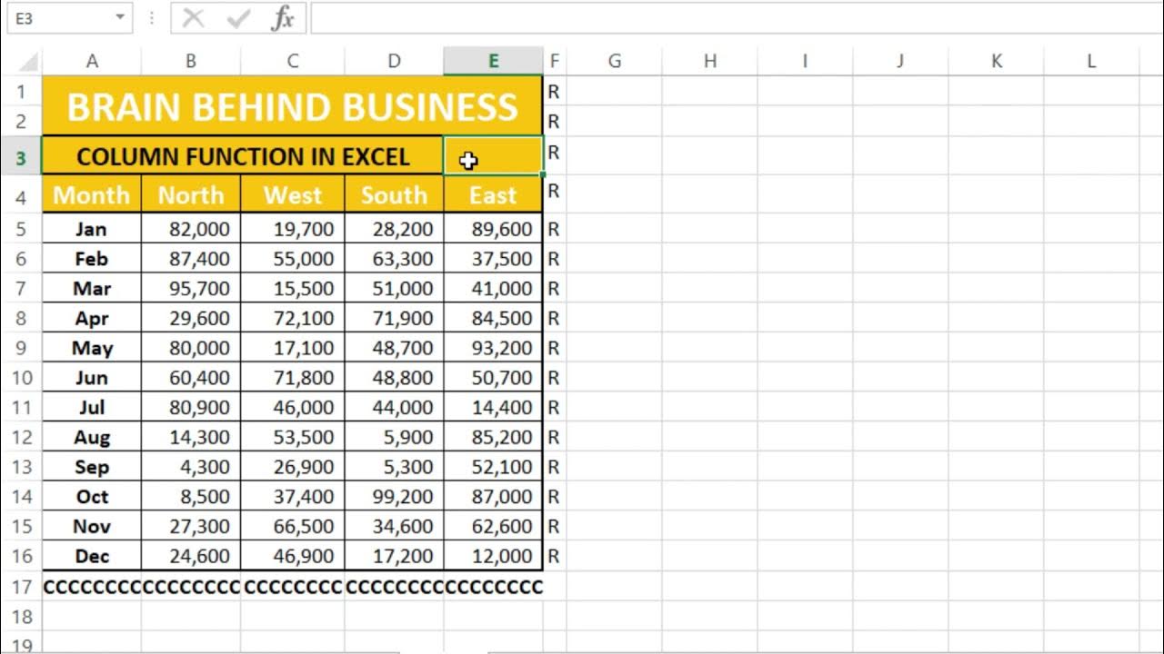 4 Useless formulas in excel | Rows & Columns Function in excel - YouTube