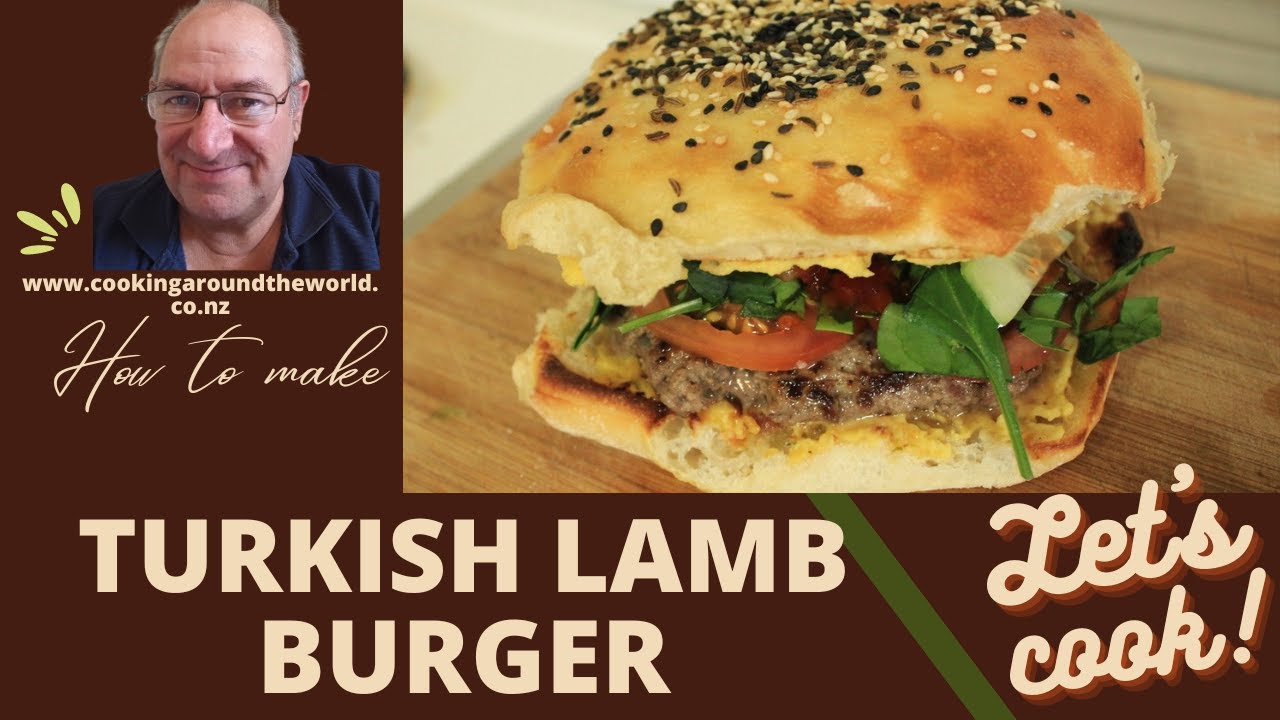 Turkish Lamb Burger | Middle Eastern Flavours In A Burger! | - YouTube