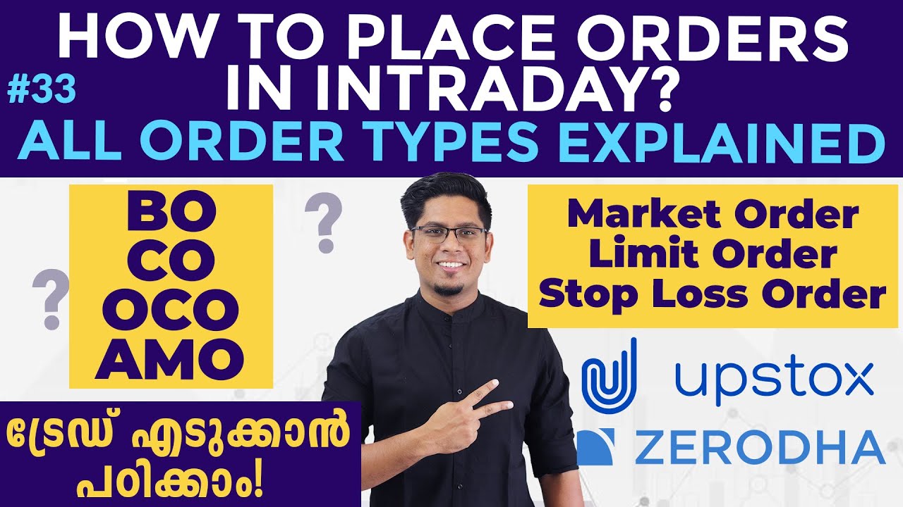 How to Place Intraday Orders? All Order Types Explained | BO, CO, OCO ...