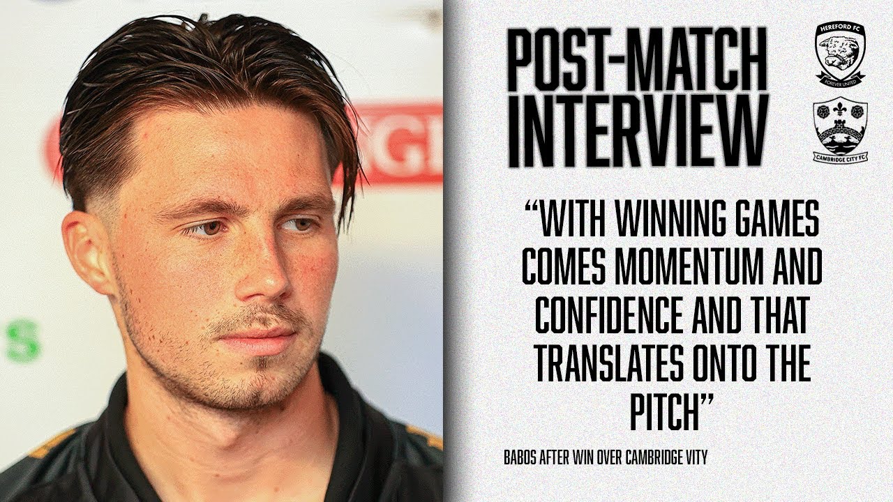 INTERVIEW | Player of the Match, Babos Reacts to Win - YouTube