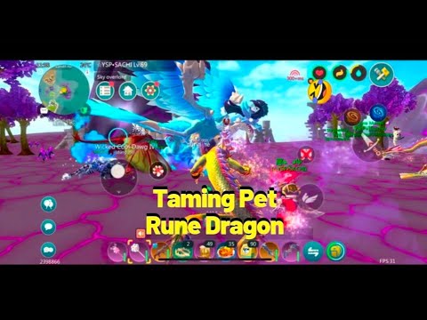 Taming Pet Rune Dragon, Location, Feed, & Damage | Utopia Origin