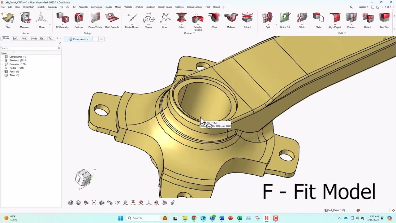 Altair HyperMesh 2023 Keyboard Shortcuts - YouTube