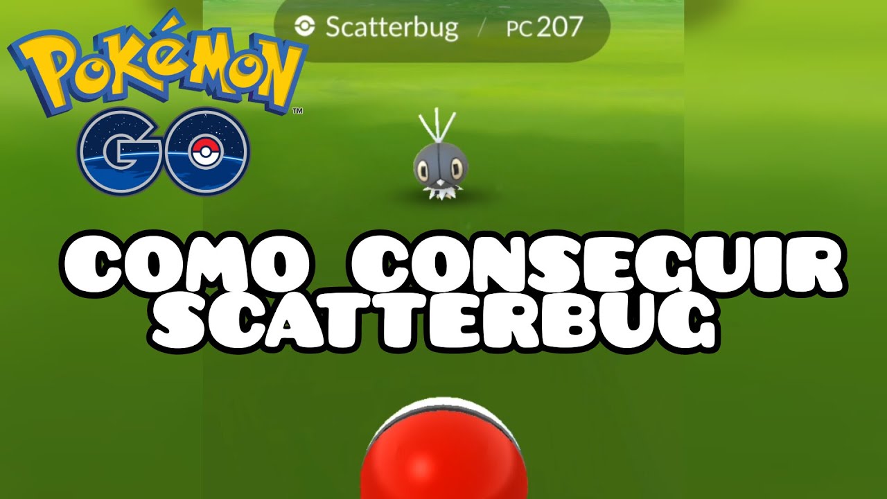 Pokémon Go- como pegar o Scatterbug e evoluir para Vivillon - YouTube
