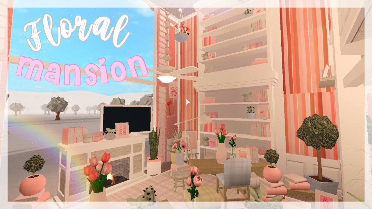 BLOXBURG| Floral Family Mansion | House Build - YouTube