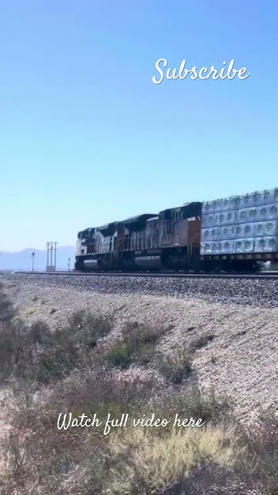 RAW EMD Powered! UP 9084 SD70AH-T4C UP 8840 SD70AH! Manifest! SB Palmdale Cutoff to West Colton ...