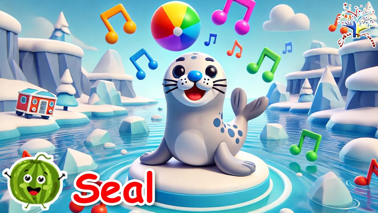 The Seal Song | Fun Animal Nursery Rhyme for Kids | Sing Along with ...