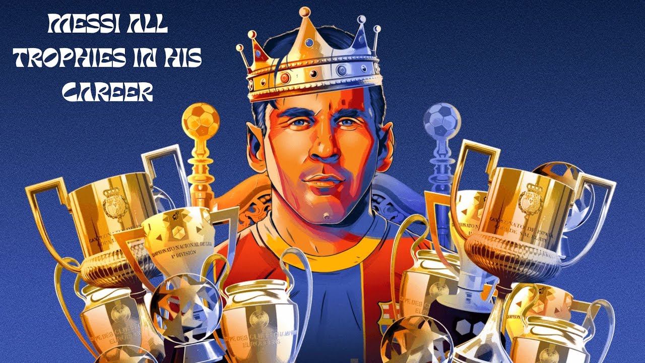 List Of Lionel Messi Career All Trophies & Awards || 2023 - YouTube