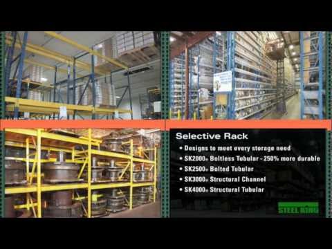 Steel King Selective Rack - YouTube
