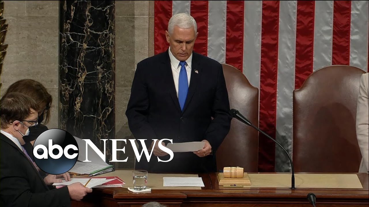 ABC News Special Report: US Congress certifies Joe Biden’s election ...