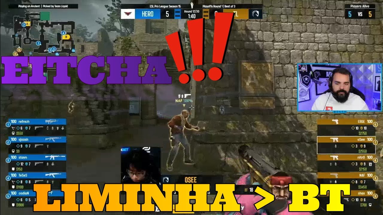 LIMINHA MELHOR QUE BT NO CS HOJE ??? - YouTube