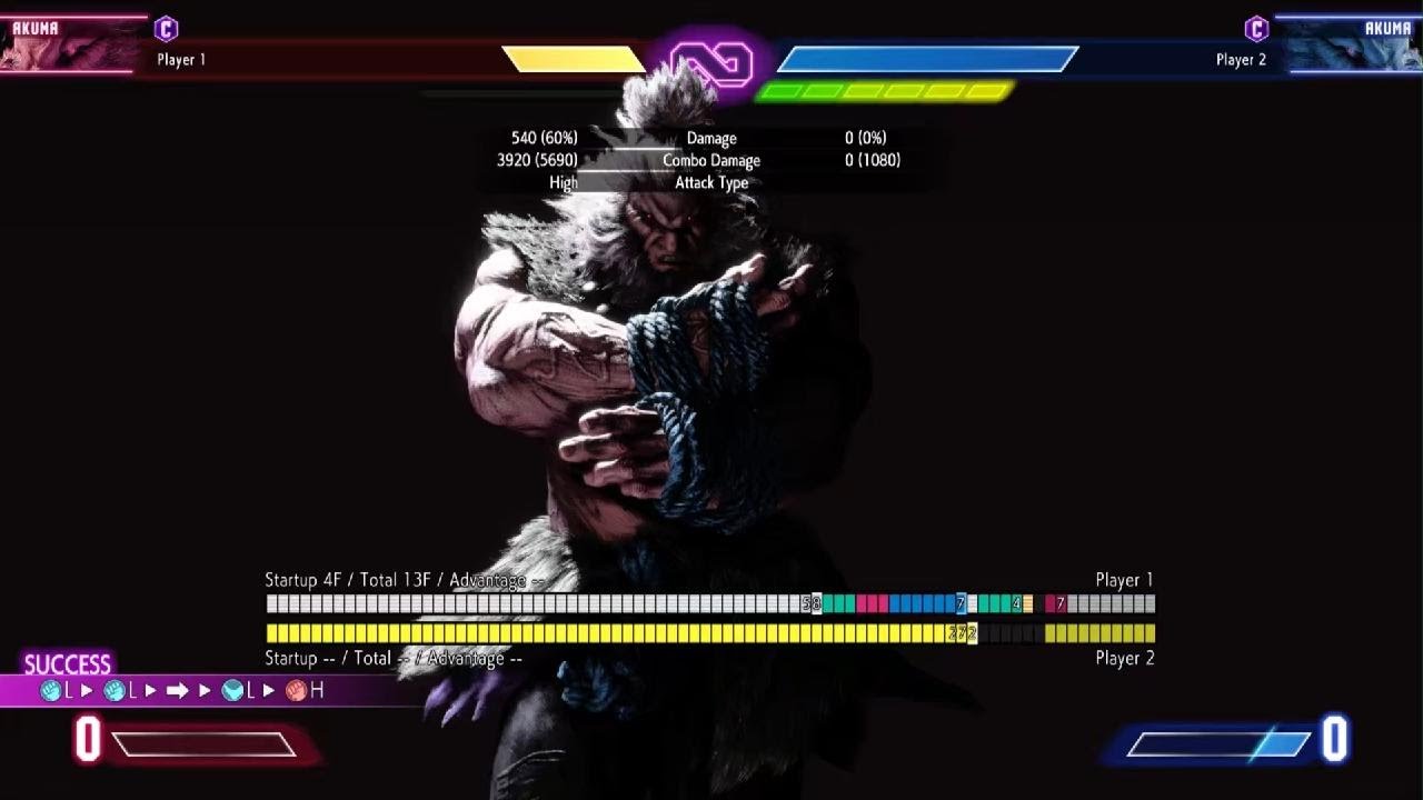 New Akuma corner Demon setup after OD dp SF6 - YouTube